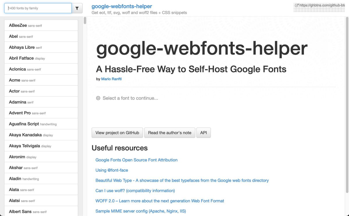 Using Google Fonts in a GDPR compliant way — Oliver's Blog